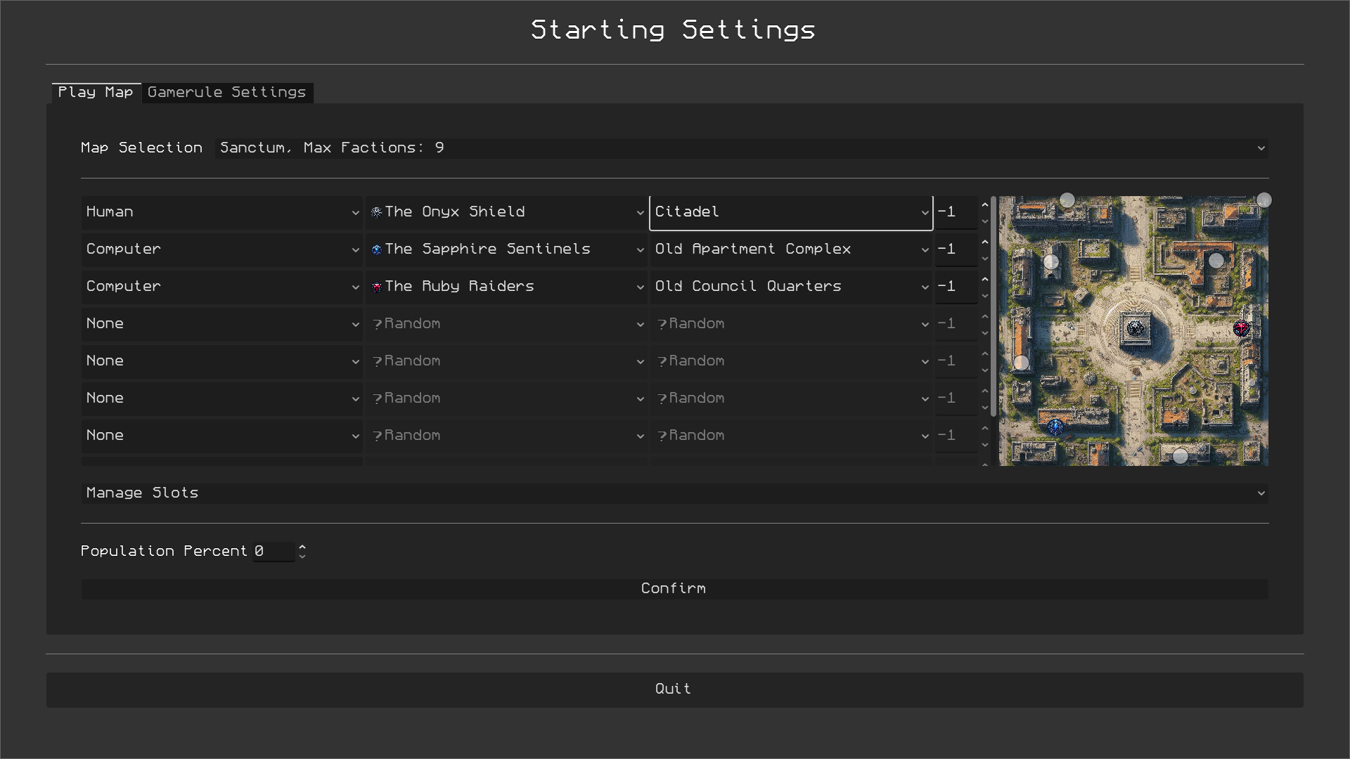 Phase 2 - Progress - Bella Factionum by The Mysterious Developer