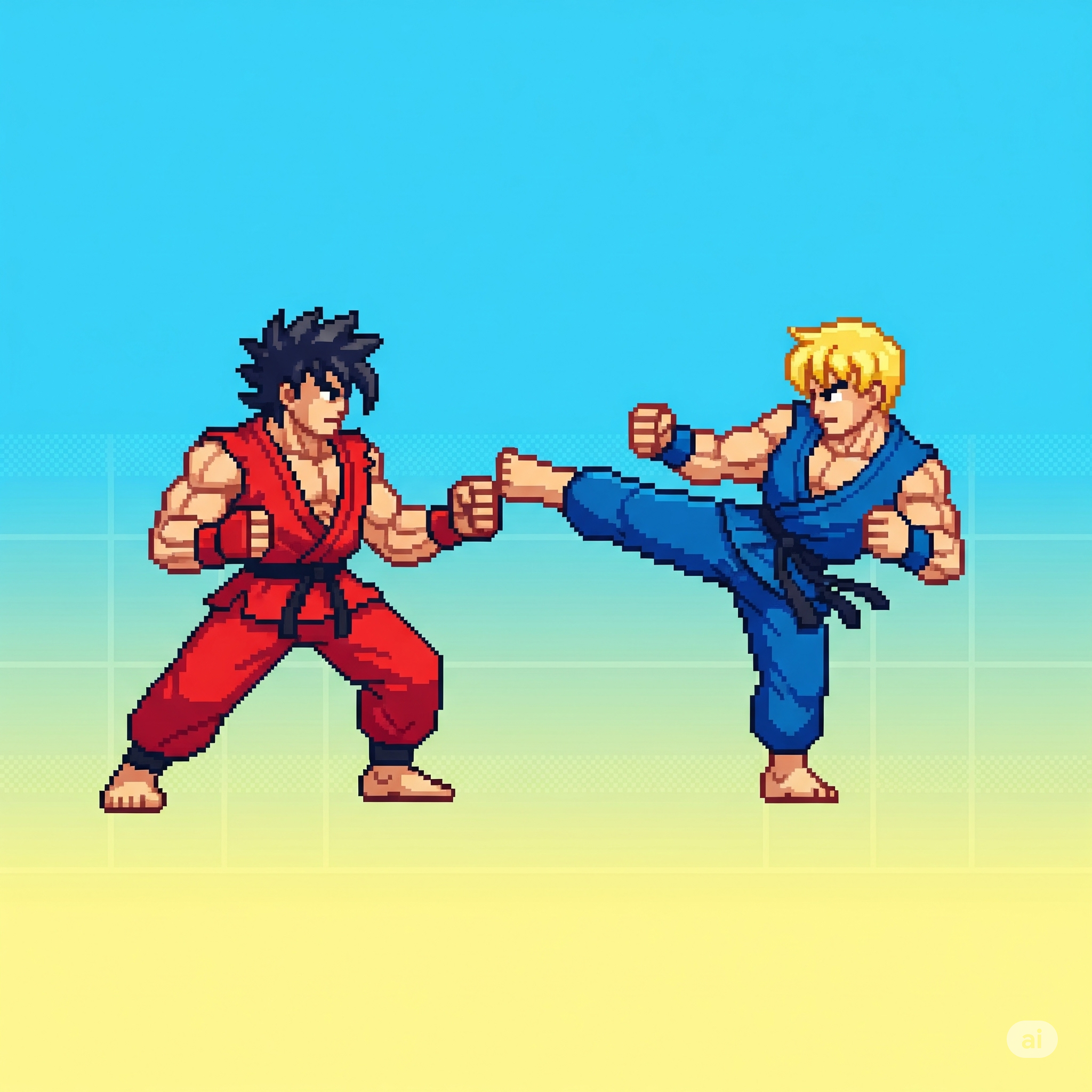 Pixel Clash: 2D Fighting Asset Pack by Vimbo Games