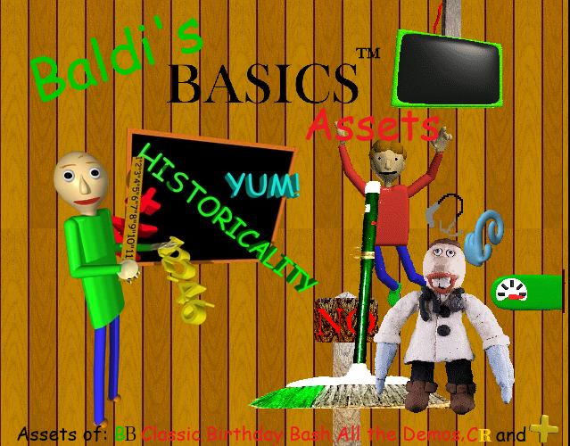 V.1.0.8: We have a GameBanana Page! - Baldi's Basics Assets by PRVYMM