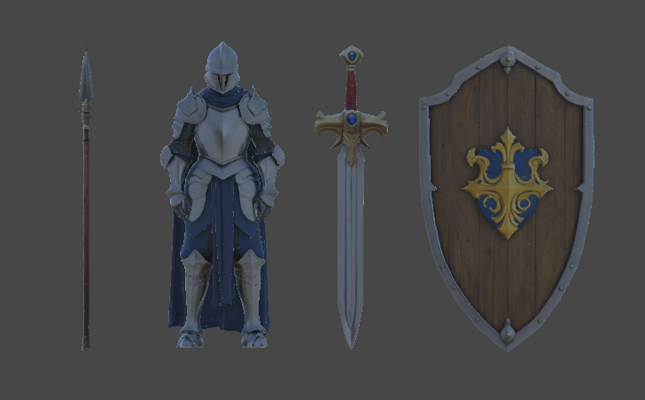 Medieval Knight Equipment Pack by Icarus Studios