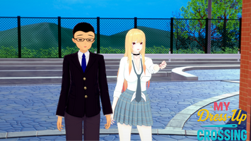 Eyes on the Outsider – The School Awakens Chapter 1 Progress #2 - My Dress-Up Crossing by Tahlia