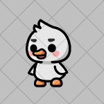 Cute Fowl Animal Character - Ducky Duck by Segel2D
