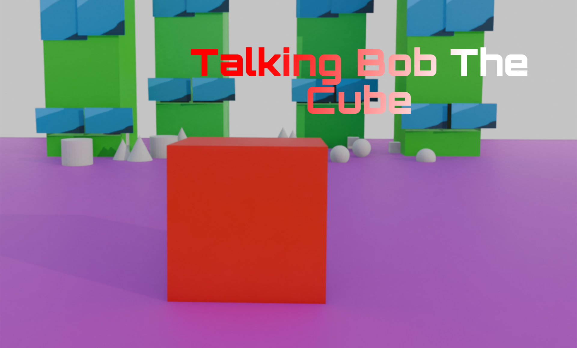 Talking Bob the Cube by Swony Works