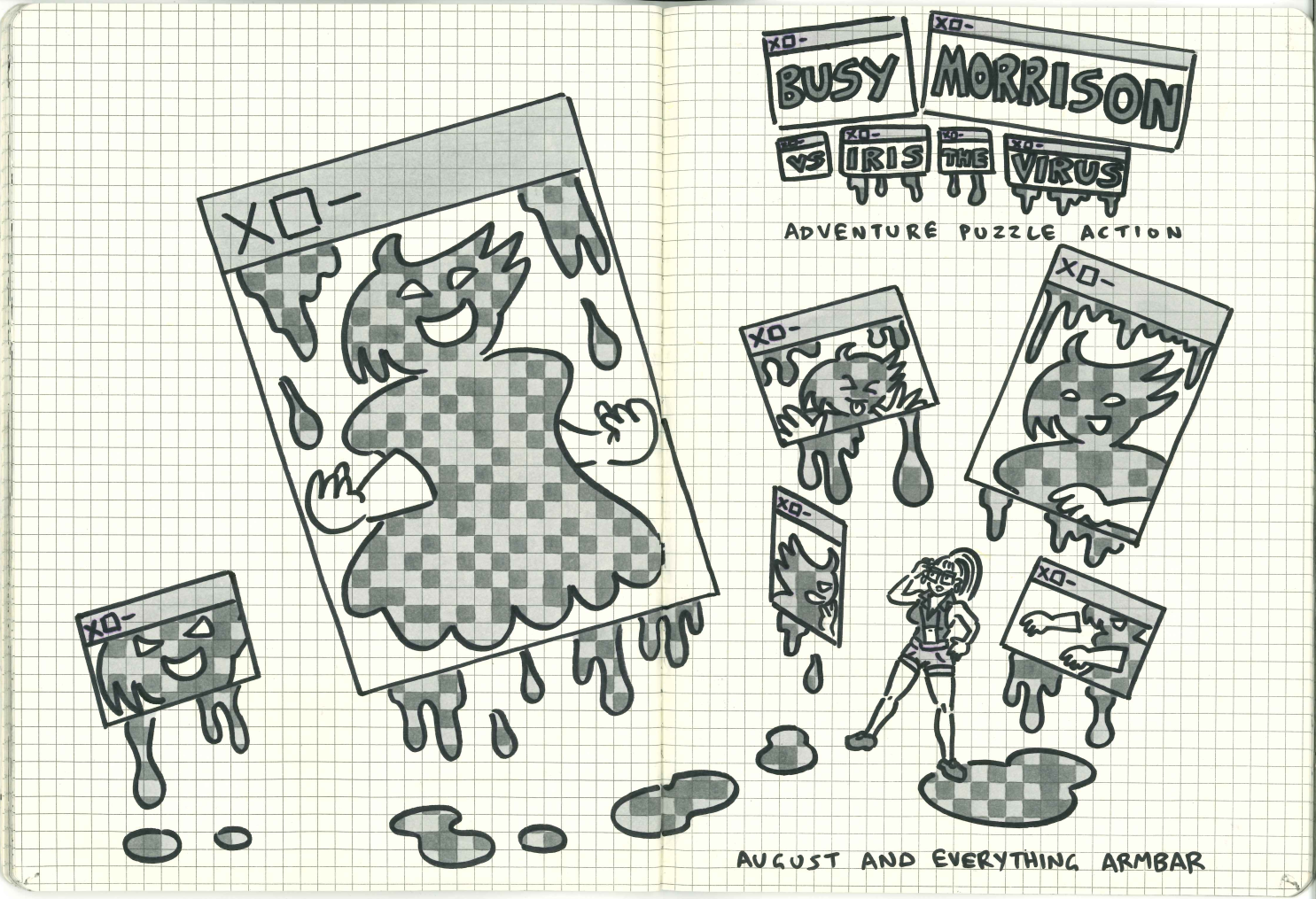 Busy Morrison vs Iris The Virus by AugustAndEverythingArmbar