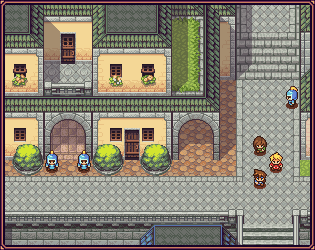 TDRPG - Castle Town -- Pixel Art Top-Down Tileset by Raou