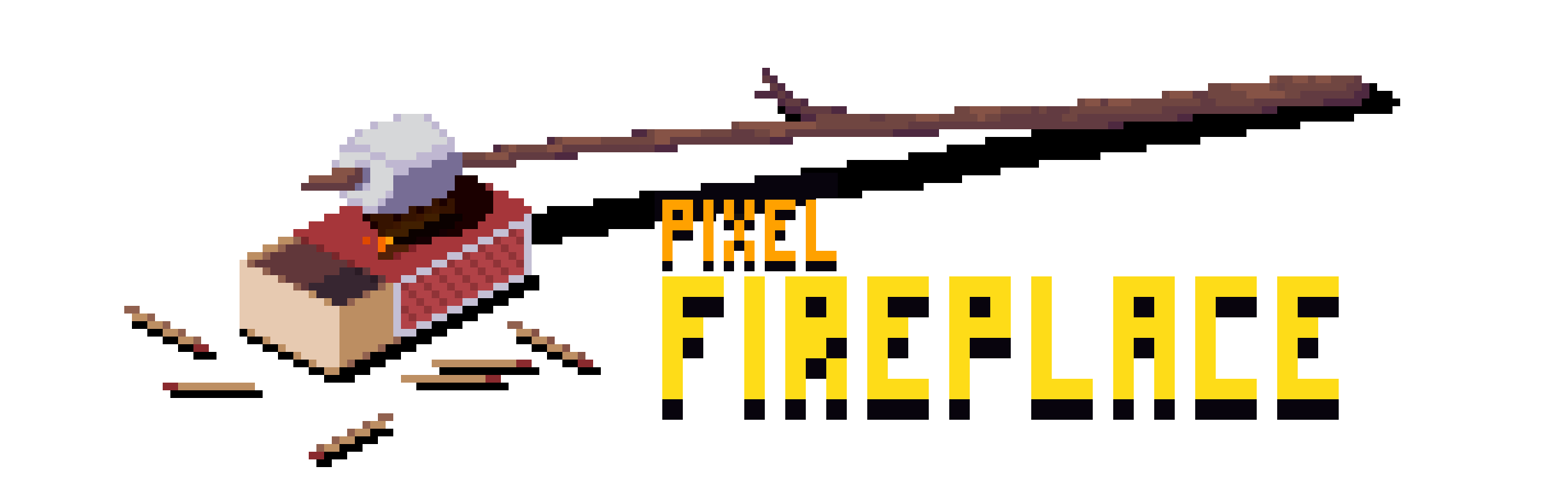 Pixel Fireplace by Ted Martens