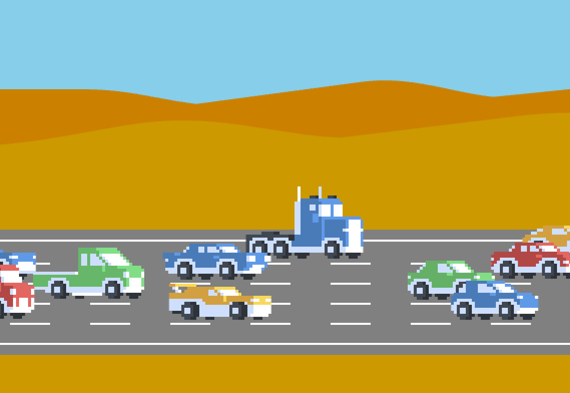 Traffic Simulator 2025 by quinton-ashley