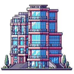 Pixel Art Pack buildings for 2D and 2.5D games by Amabuba