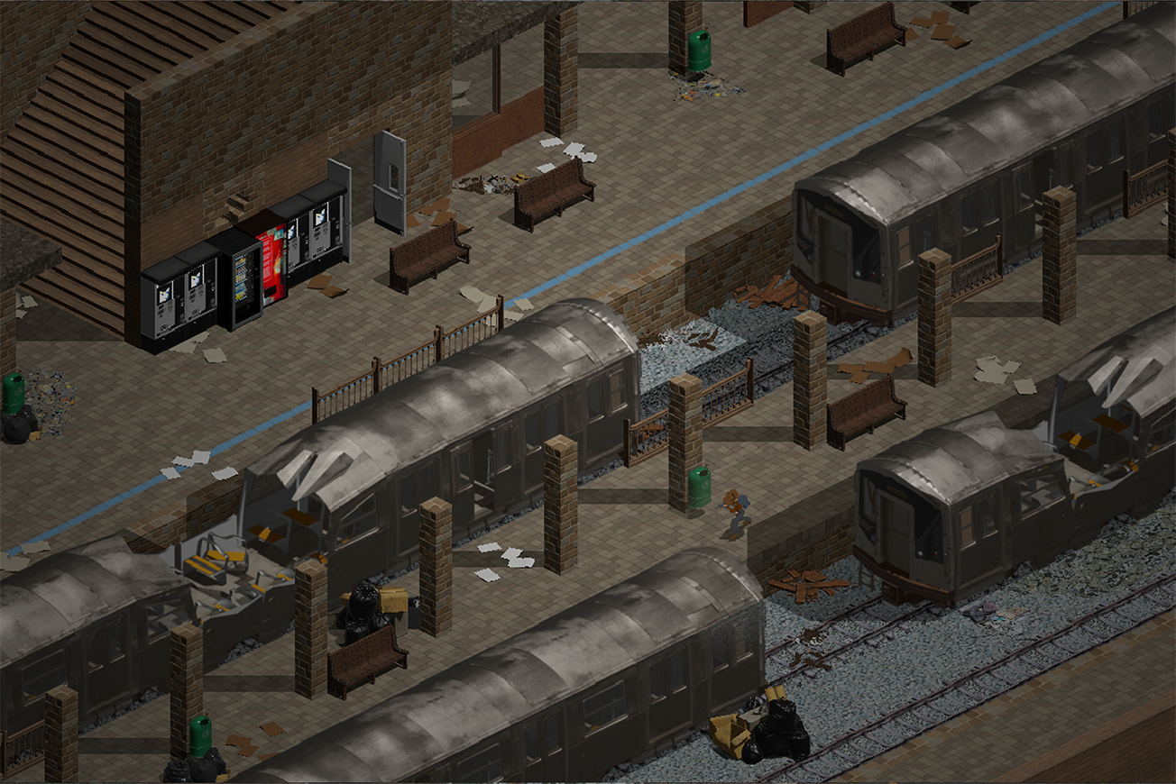 Zombie Interior - HD Isometric Tileset by SmallScaleInt