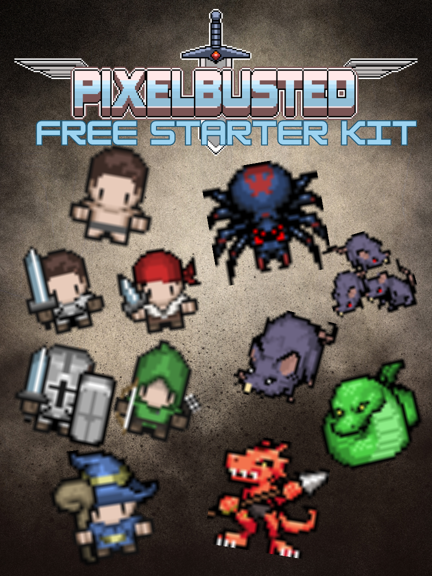 Free Pixel Busted Fantasy Starter Pack by ThePixelBuster