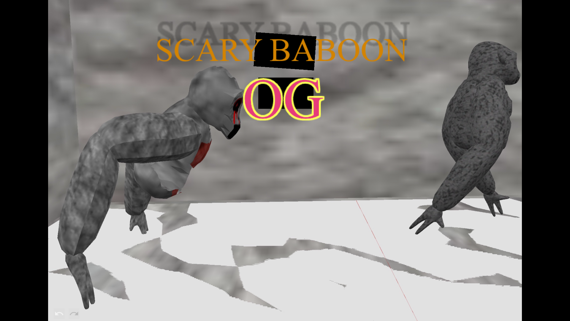 SCARY BABOON OG by just a monkey