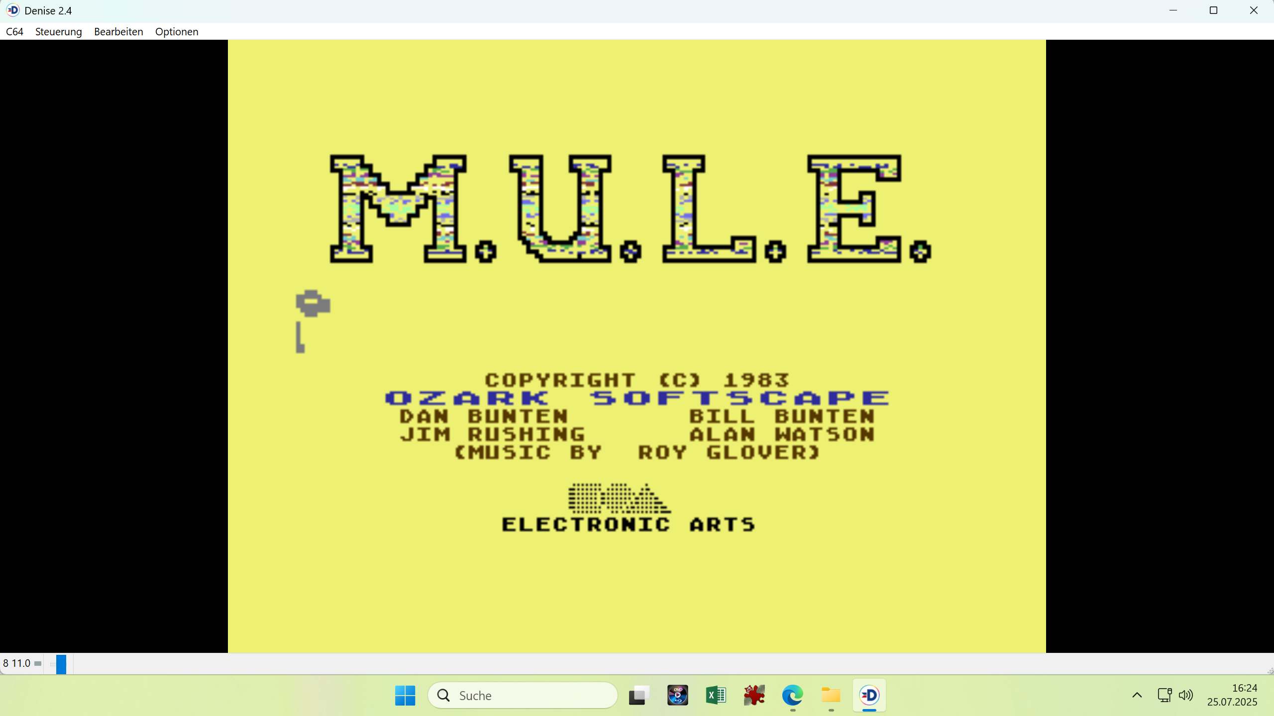M.U.L.E. Original C64 auf Windows 11 by MULE8888