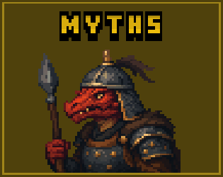 MYTHS - 10 64x64 mythic pixelart character by NinjaGame_Dev