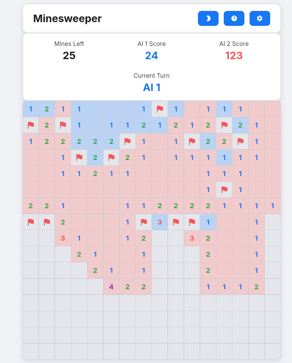 The AI Has Learned a Thing or Two - Minesweeper by pazoff