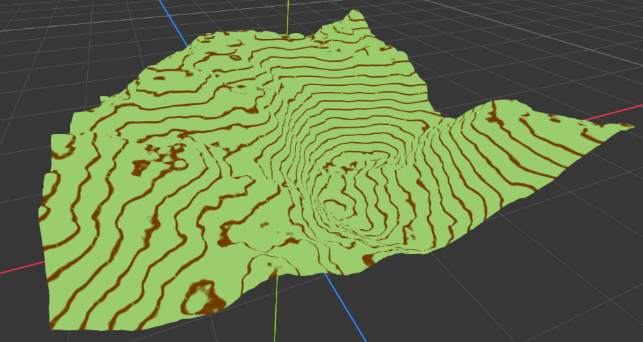 Topographic Map Shader by ImposGames