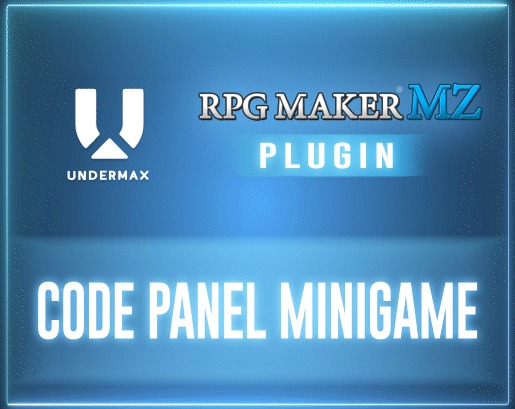 RPG MAKER MZ Plugin: Code Panel Minigame by Undermax