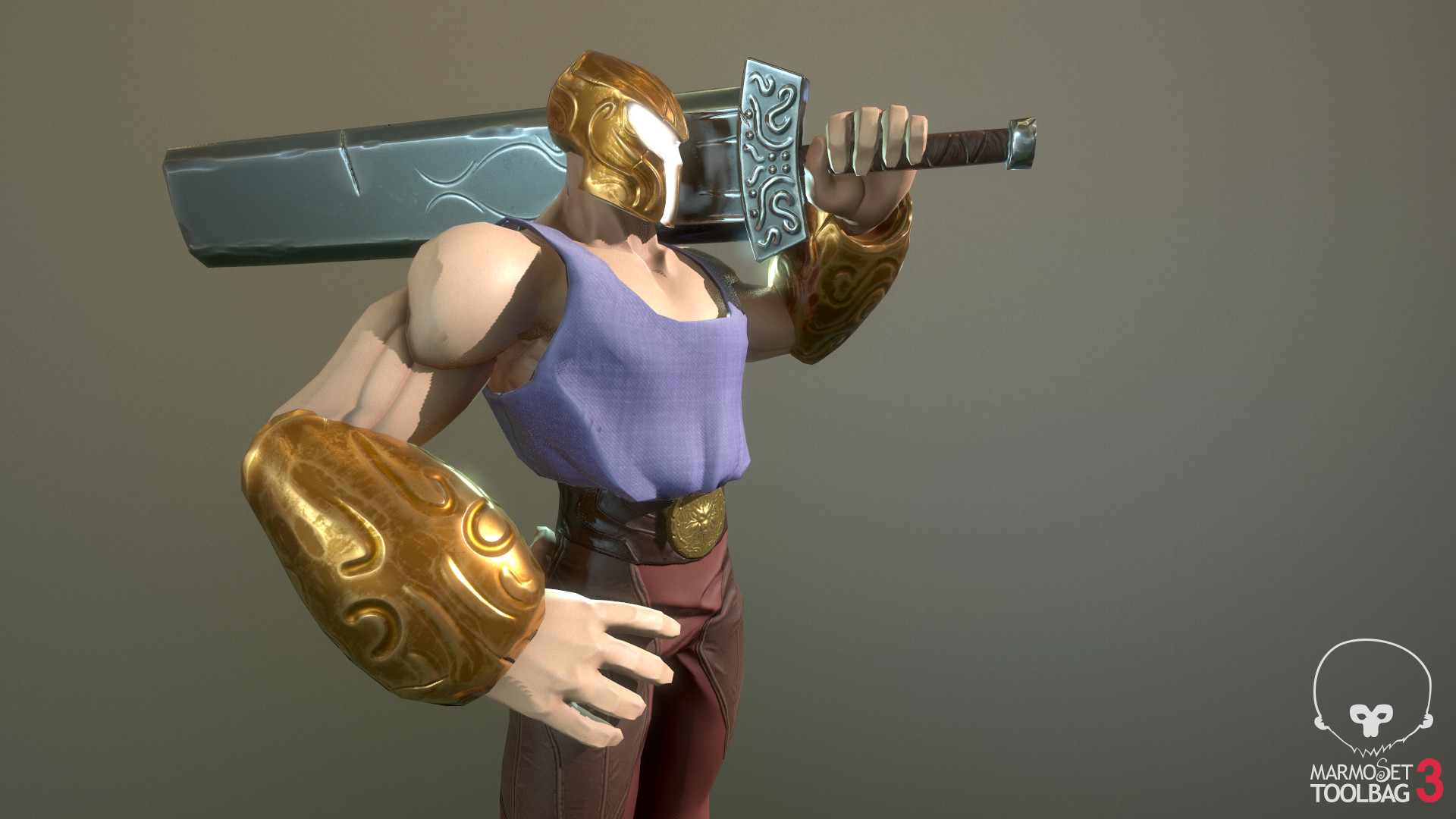 Helios Rigged Low-poly 3D model by TamaoChan