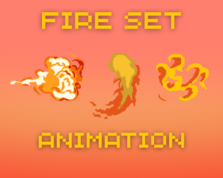 Pixel Art Vfx - Fire by Comenzo Piskel