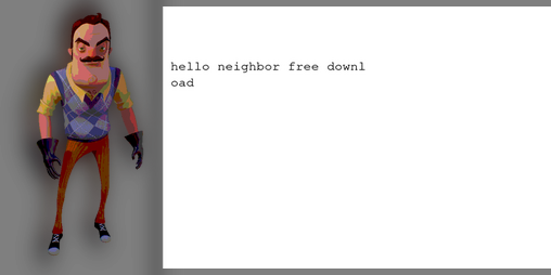 hello neighbor free by sigmastudios120