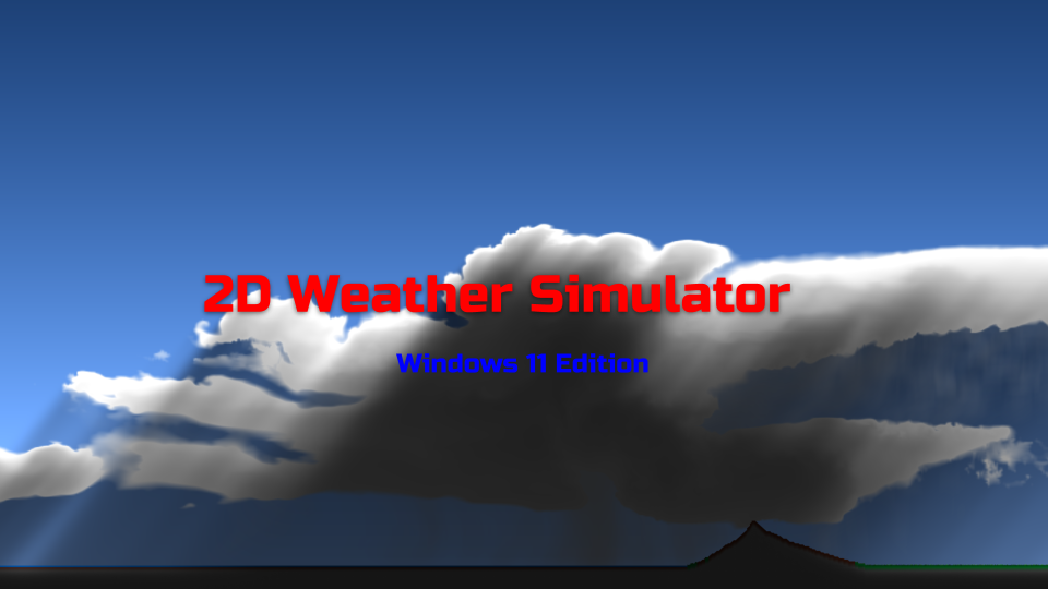 Niel's 2D Weather Simulator Windows 11 Edition by Strikeforce Studio