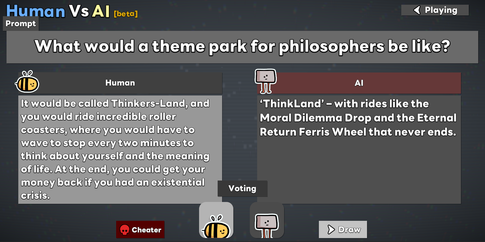 Human Vs AI by AndreCerqueira