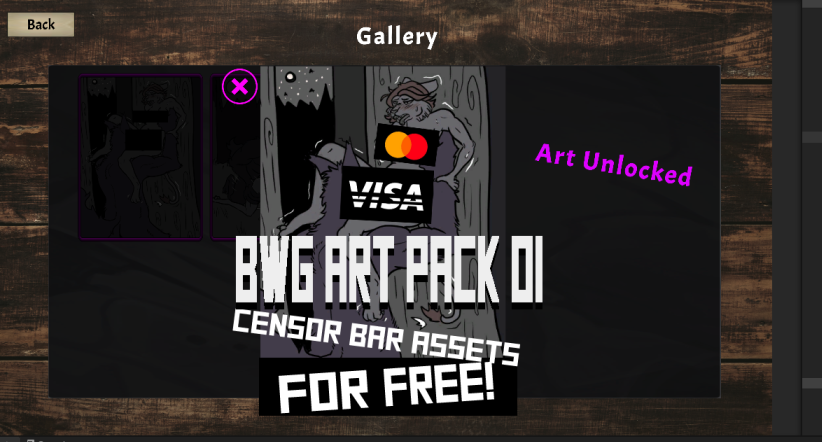Adult Censor Bar Asset Pack 2025 (FREE) by Blind Wolf Games