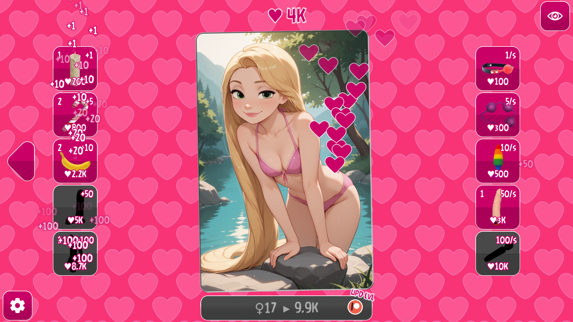 Rapunzel Clicker (v1.0) - Rapunzel Clicker (v1.3) [Character from the cartoon: Tangled] by Tap ...