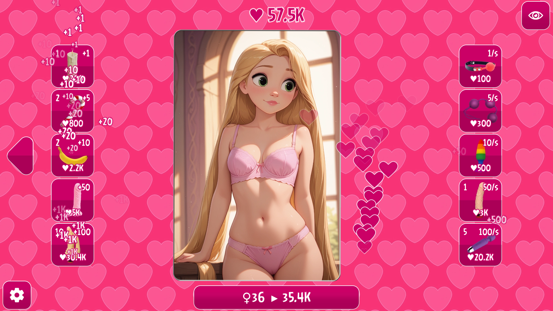 Rapunzel Clicker (v1.3) [Character from the cartoon: Tangled] by Tap-Tap Legends