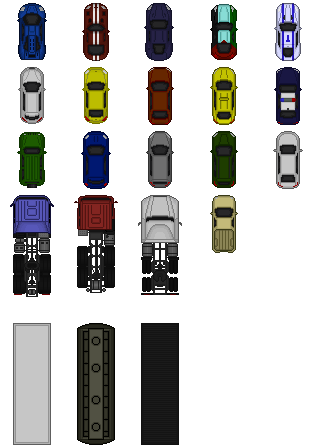 New vehicles available - Top-Down Pixel Cars 64x64 by it2000