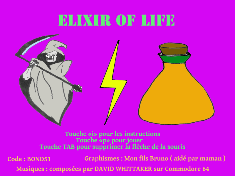 Elixir of life. by Bond51 for Gamecodeur Game Jam #20 - itch.io