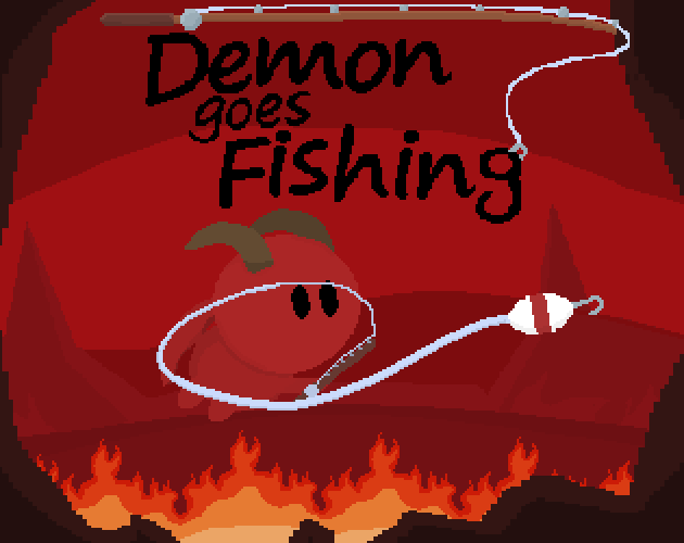 Demon goes fishing by TheDerpyDev