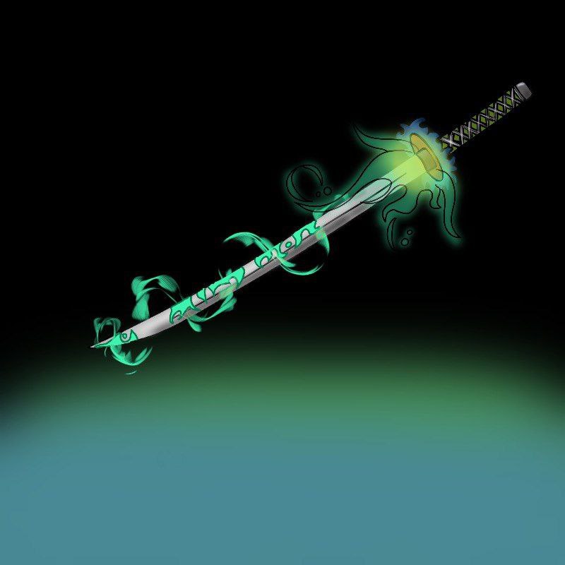 Animated Katana Sticker – Futuristic Weapon for Streamers & Creators by ...