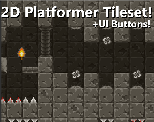 2D Platformer Tileset! by ^|Askariot