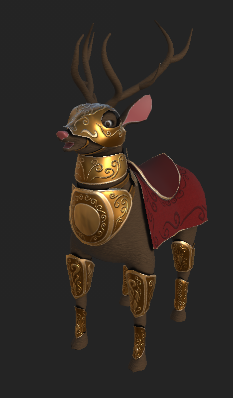 War Deer - Unity Game Ready Asset by Ben Peake Freelance 3D Artist