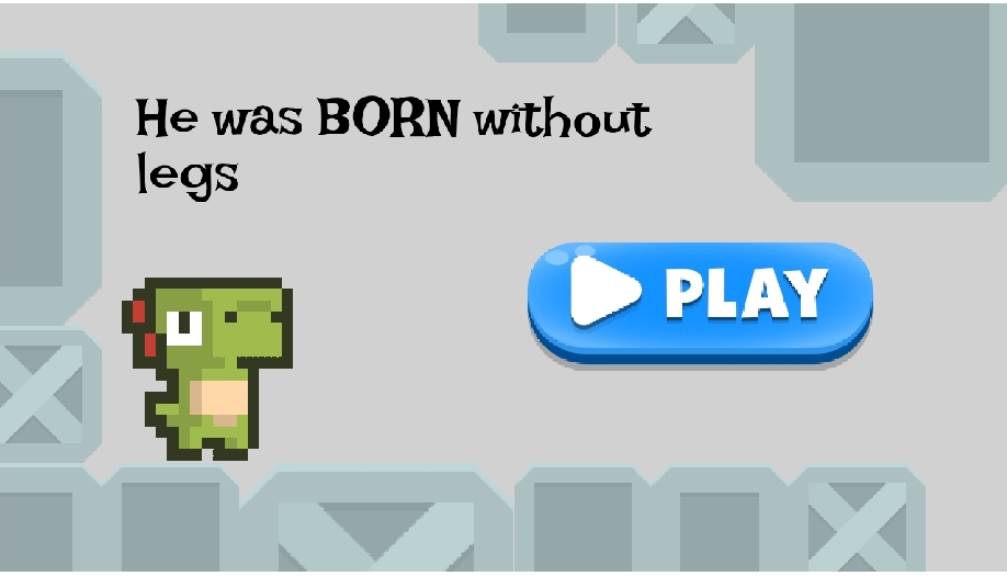 He was born without legs by sleep play