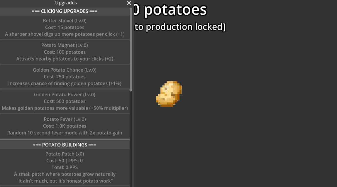 Big Bug Fixes now playable + Enhanced Visual upgrades - The Potato Scam ...