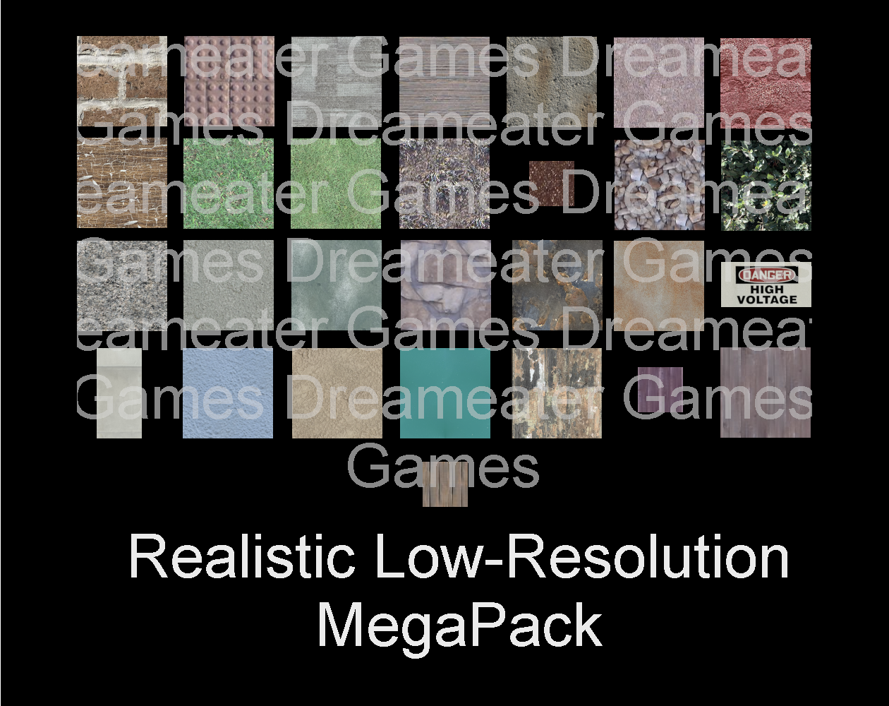 Realistic Low-Res Textures MegaPack by Dreameater Games