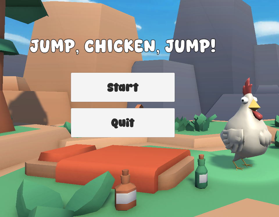 JUMP, CHICKEN, JUMP! by Tabuca