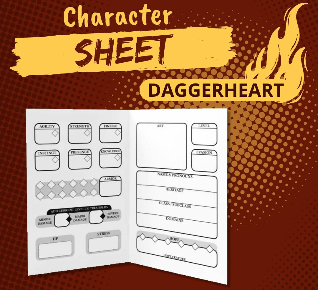 Daggerheart Character Sheet by Ratoruja