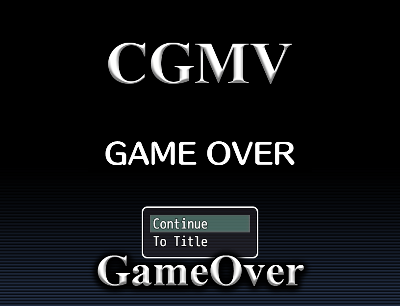 CGMV Game Over for RPG Maker MV by Casper Gaming