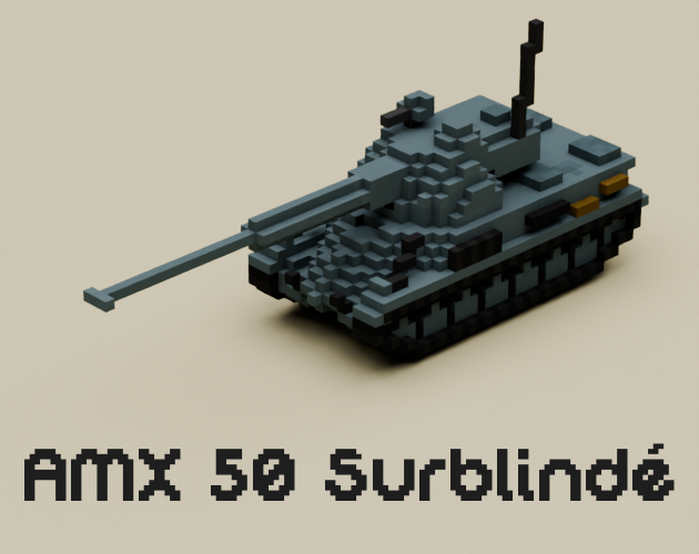 AMX 50 Surblindé Tank by Tekila