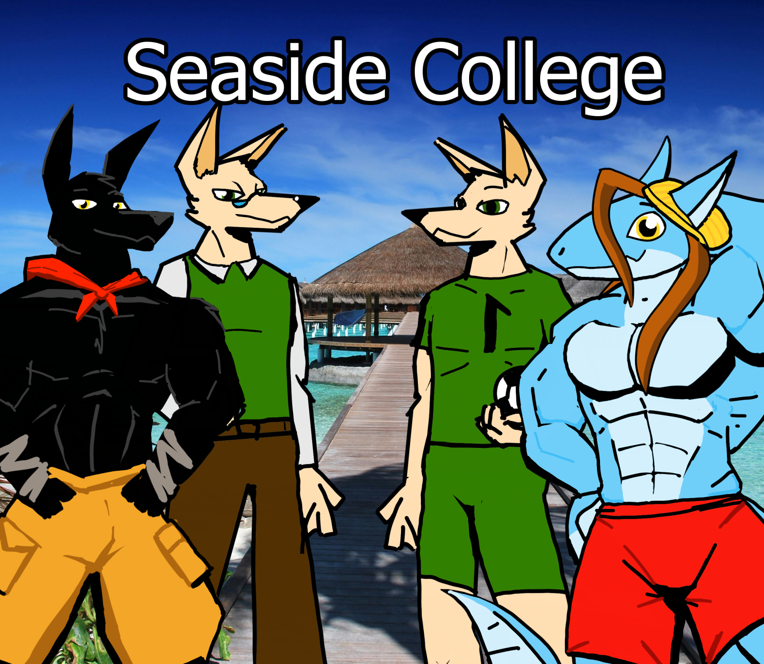 Seaside College(PSGJ17) by RokuthDev, Mac, OrobaSpyro, Leonard Fox, Raptorjesus42