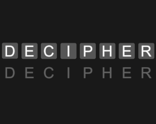 Decipher by Sofia Buryachenko for GMTK Game Jam 2025 - itch.io