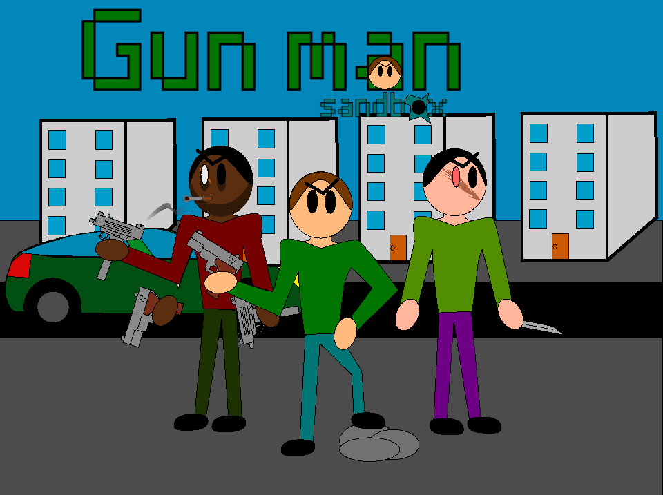 Gun man sandbox by fox-luigi-14