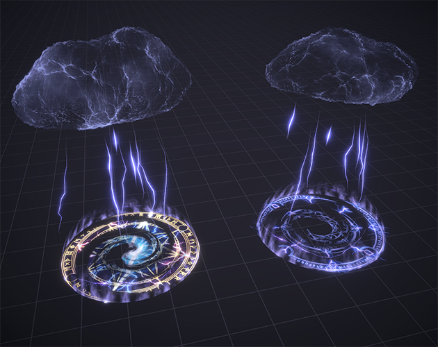 Stylized Thundercloud VFX For Unity by FlexUnit