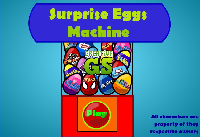 Surprise Eggs Machine by CreativaGS