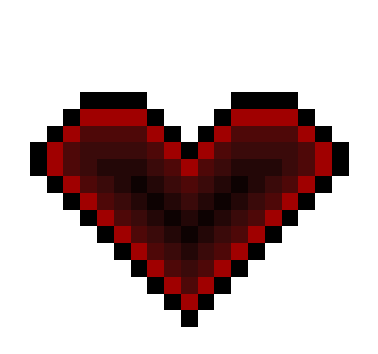 2d pixel hearts by 33hamza