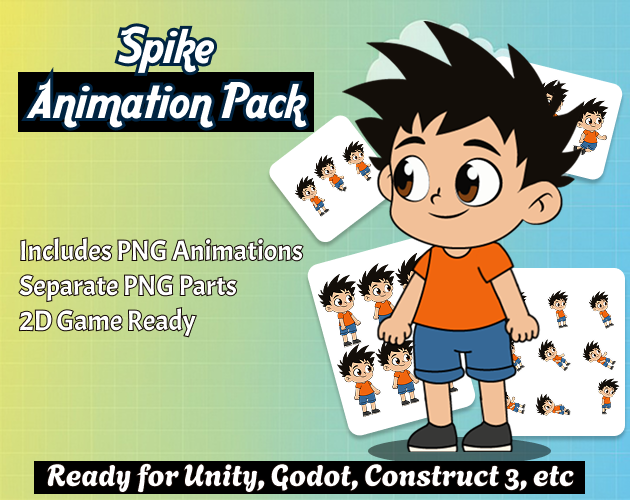 New Free Character – Spike (Vector PNG) - Spike Character Asset – Free ...