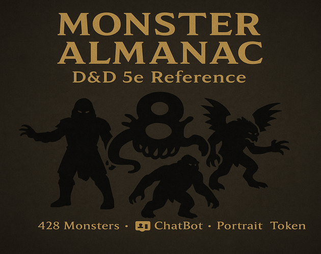 Monster Almanac – D&D 5e Reference by Level Épico