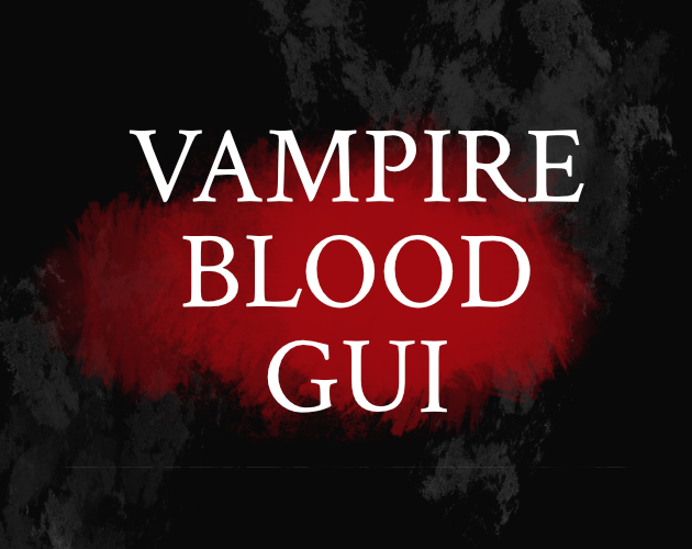 Vampire Blood GUI Pack by OTOJANG Games